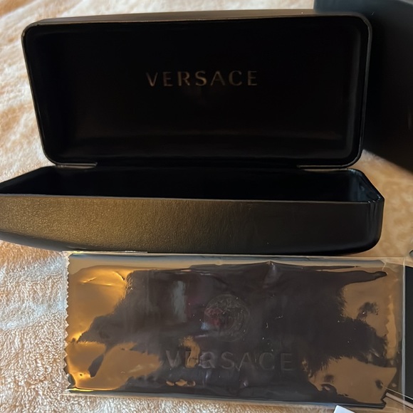 Versace | Accessories | Gold Mirror Versace Medusa 6mm Crystal Shield Sunglasses | Poshmark